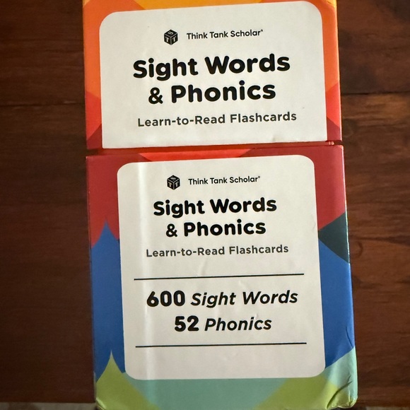 Other | 60 Sight Words And Phonics Cards | Poshmark
